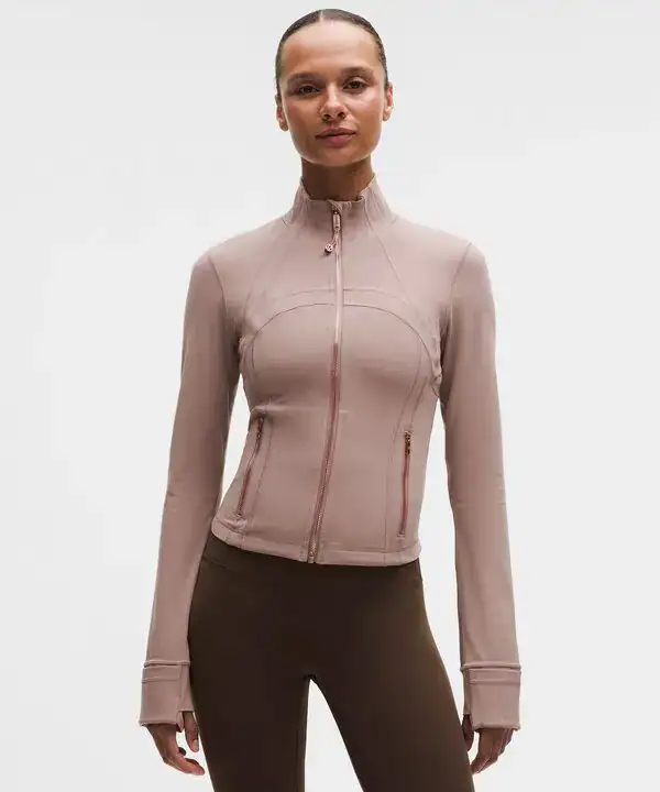 Lululemon Define Cropped Nulu Jacket - Ashen Rose/Rose Gold/Rose